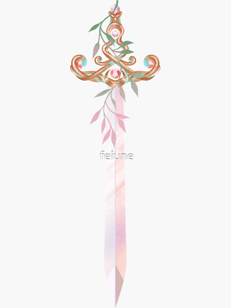 "pretty sword" Sticker for Sale by feiune | Redbubble