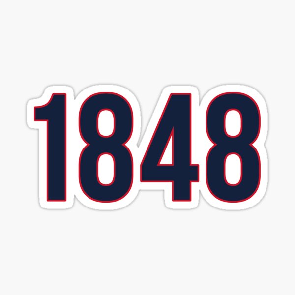 "1848" Sticker for Sale by ljmarch | Redbubble