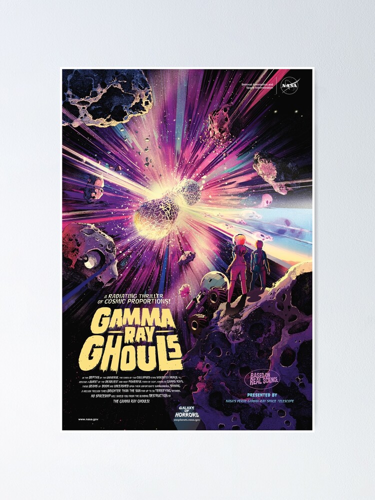 "NASA's Galaxy of Horrors Presents: Gamma Ray Ghouls (8K Resolution ...