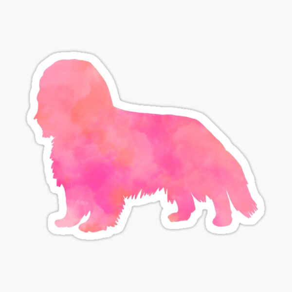 "Pink cavalier" Sticker for Sale by apalin1 | Redbubble