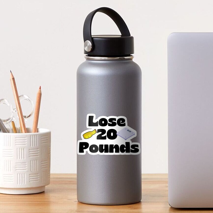 "Lose 20 Pounds Vision Board" Sticker for Sale by LoA-Lady | Redbubble