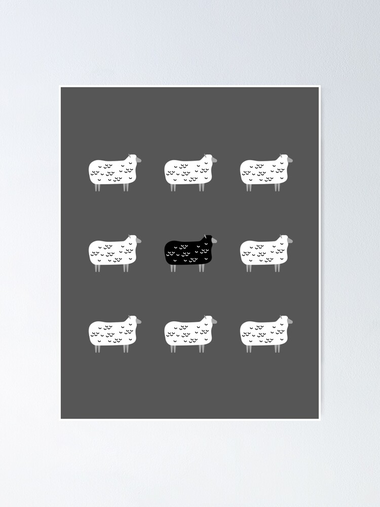 "Sheep" Poster by Seragii | Redbubble