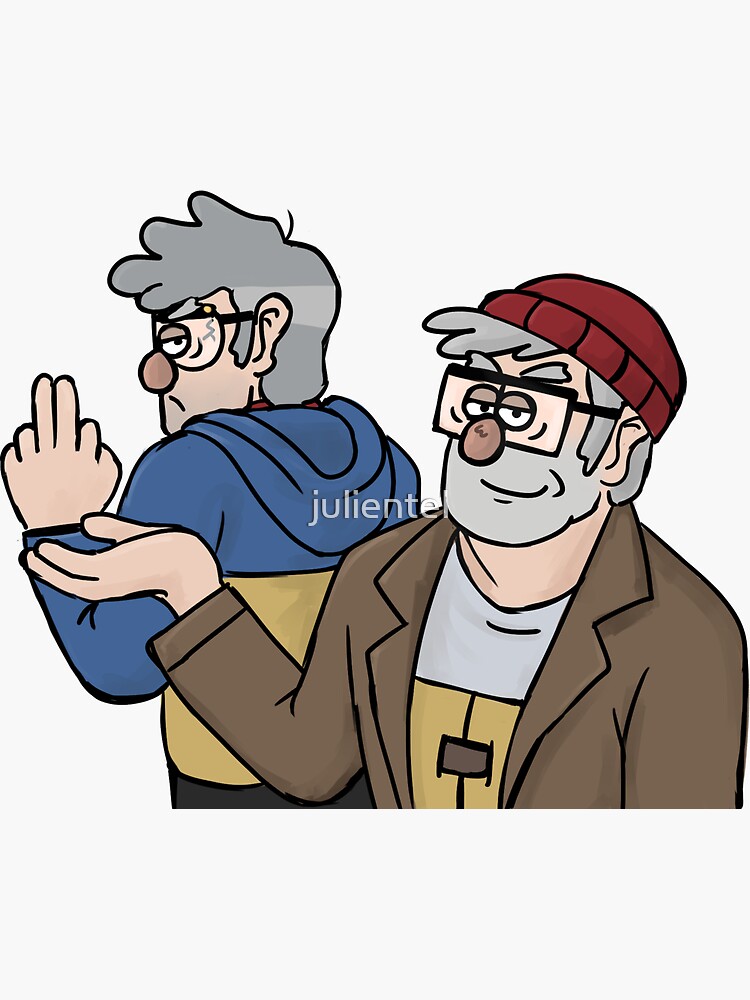 "Stan and Ford" Sticker by julientel | Redbubble