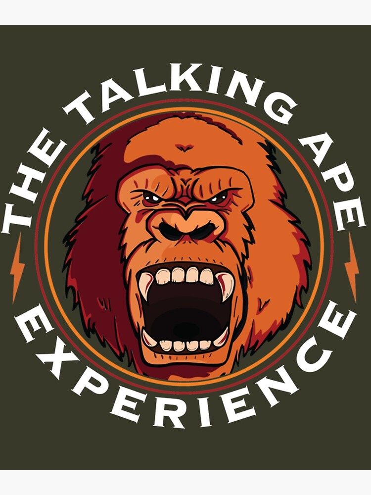 "JRE Logo Ape " Poster by Kimbel | Redbubble