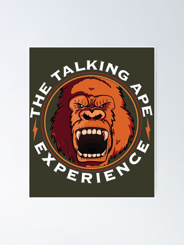 "JRE Logo Ape " Poster by Kimbel | Redbubble