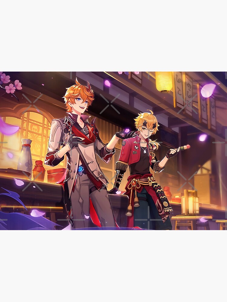 "Childe & Thoma - Genshin Impact" Poster for Sale by persephonexx ...