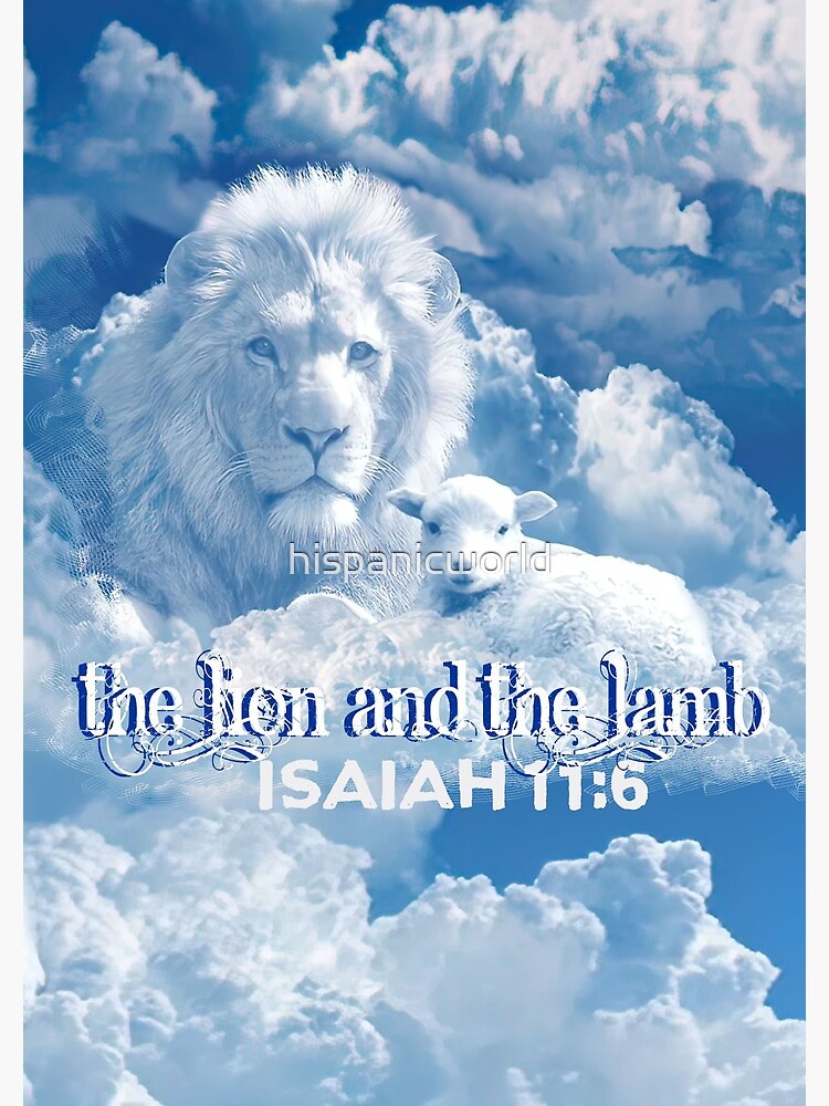 The Lion And The Lamb Bible Verse Bible Verse Isaiah 11:6 The Lion