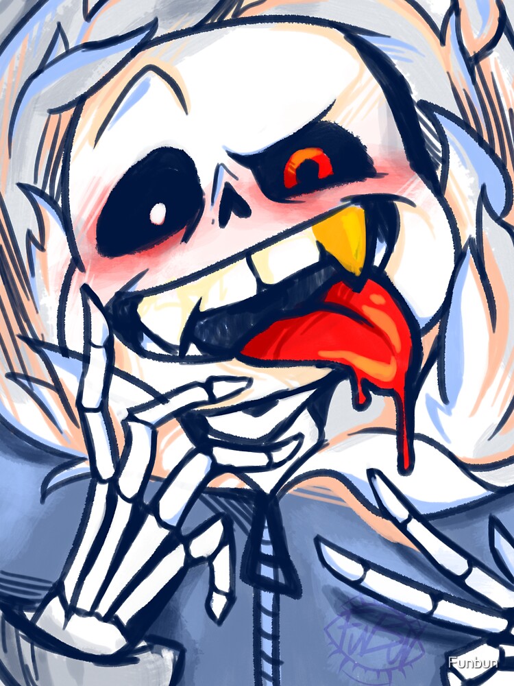 "Underfell Sans" Sticker for Sale by Funbun | Redbubble
