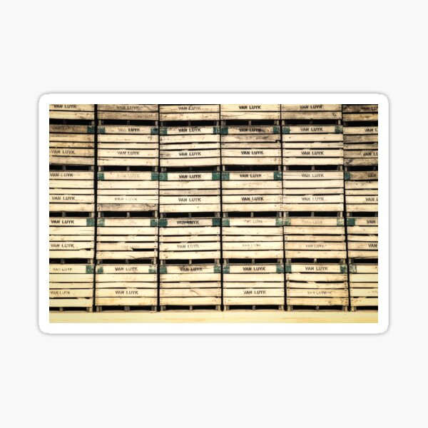 "Stacked Carrot Crates" Sticker for Sale by RobertAlsop | Redbubble