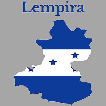 "Lempira Department Map Design, Honduras. " Sticker for Sale by Marwa ...