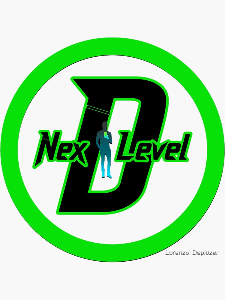 "D Nex Level " Sticker for Sale by DNexLevel | Redbubble