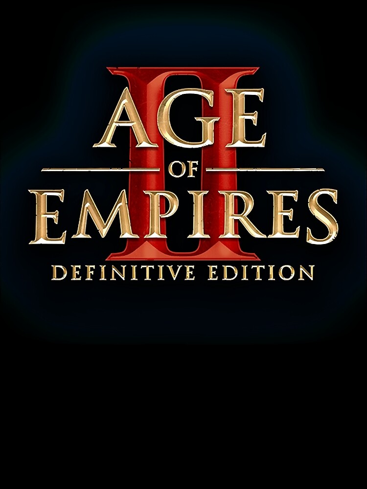 "Age Of Empires 2 Oldschool Gaming Strategy Game Artwork Illustration ...