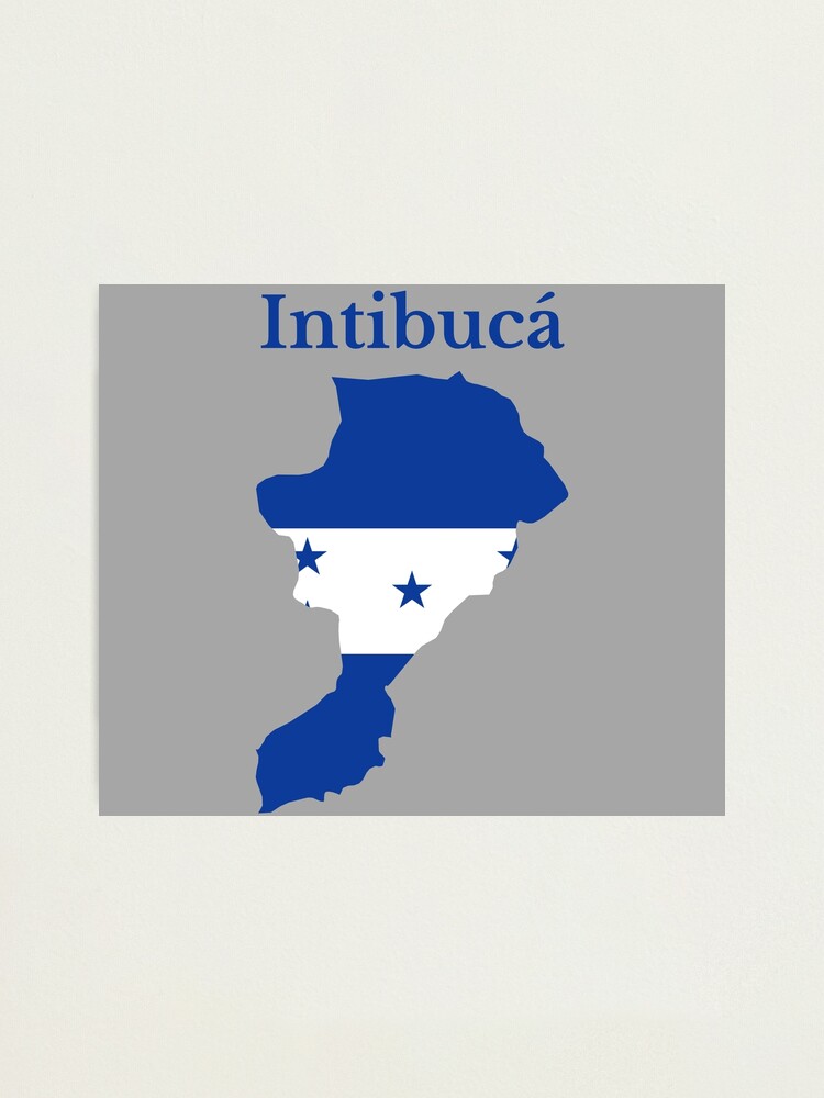 Lámina fotográfica «Diseño de Mapa del Departamento de Intibuca ...