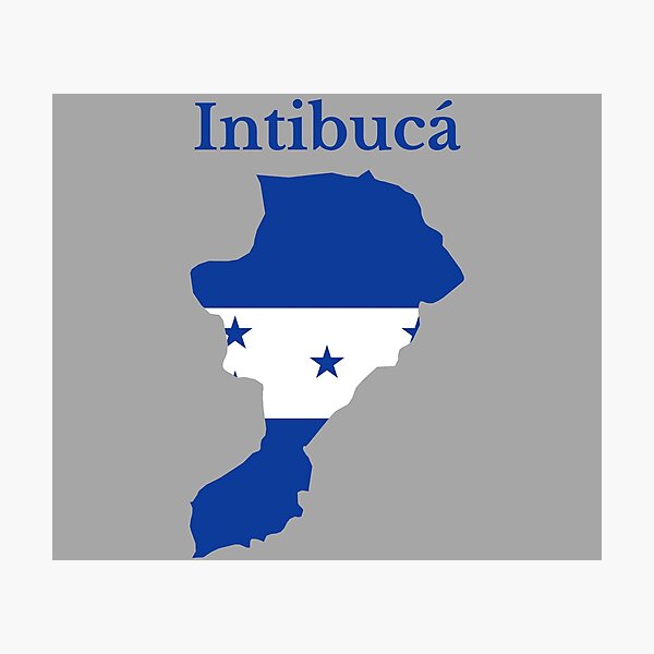 Lámina fotográfica «Diseño de Mapa del Departamento de Intibuca ...