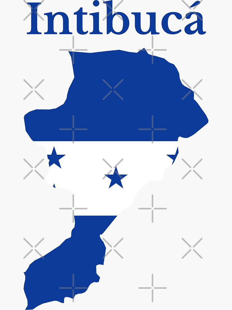 "Intibuca Department Map Design, Honduras. " Sticker for Sale by ...