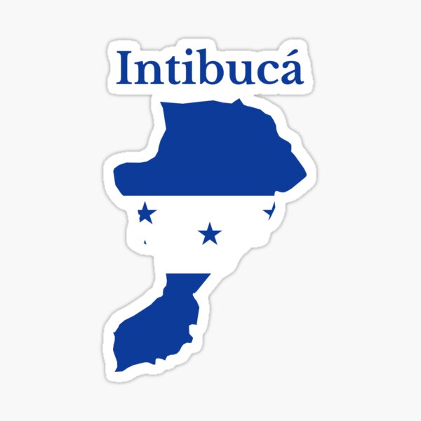 "Intibuca Department Map Design, Honduras. " Sticker for Sale by ...