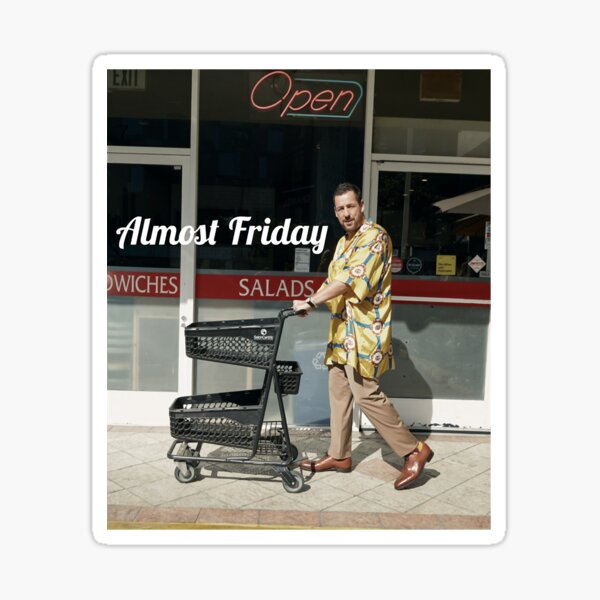 "Adam Sandler almost friday amazing poster" Sticker for Sale by ...