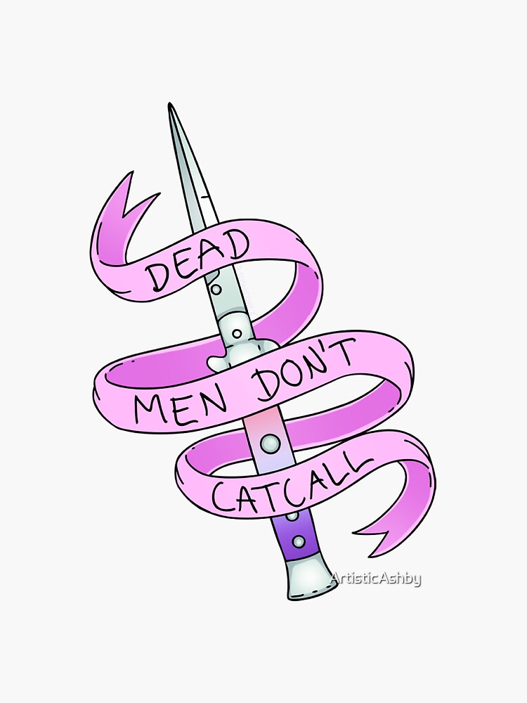 "dead men" Sticker for Sale by ArtisticAshby | Redbubble