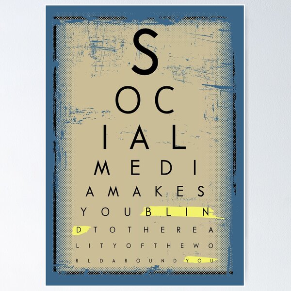 Social Awareness Poster Media Artssbcc Social Media Metrics Poster: