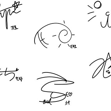 "P1HARMONY signatures" Poster by MADCITYY | Redbubble