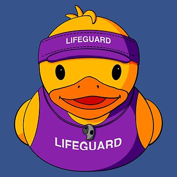 "Lifeguard Rubber Duck" Sticker for Sale by Alisha Ober | Redbubble