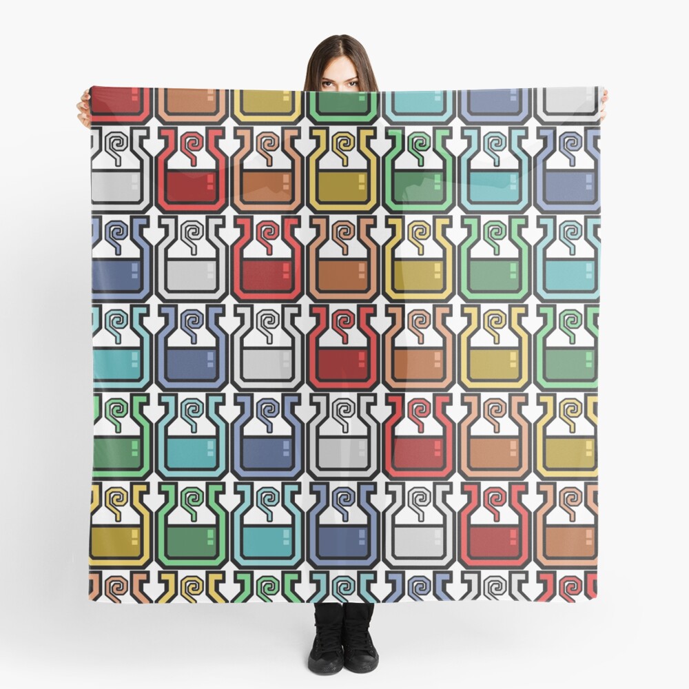 "Monster Hunter Potion Rainbow" Scarf for Sale by BobbyKilterJoy ...