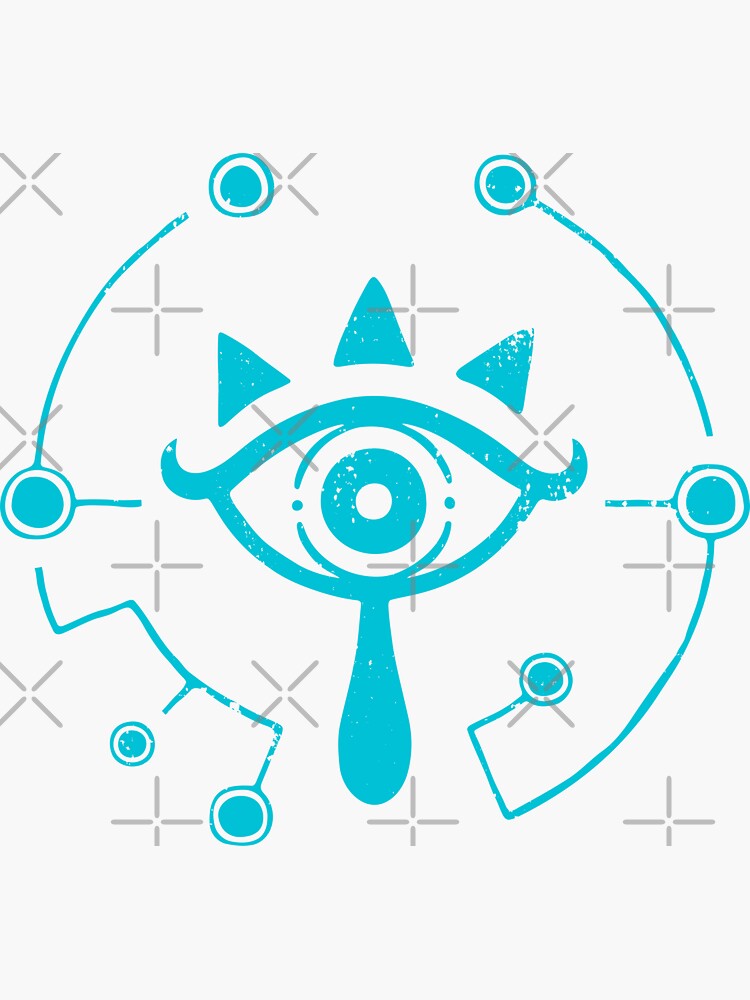 Pegatina «The Legend of Zelda - BOTW Crest of the Sheikah Symbol ...