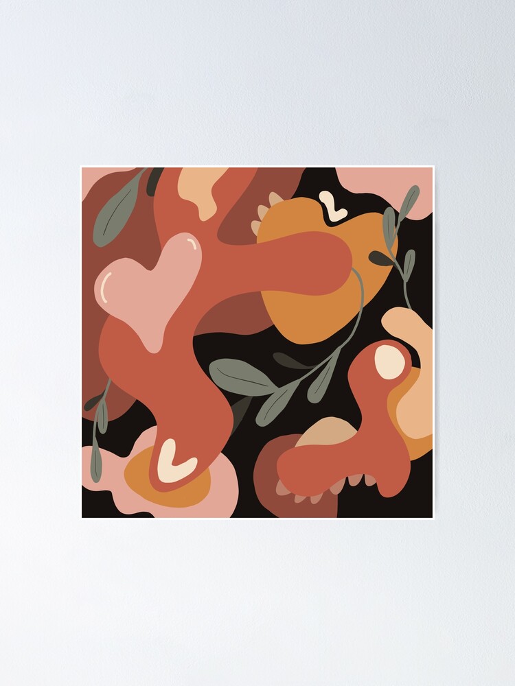 "amoebas in love" Poster for Sale by malcolmjacks | Redbubble