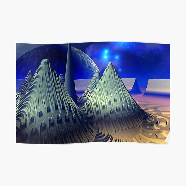 "Starship " Limitless Journey "." Poster by AlienVisitor | Redbubble