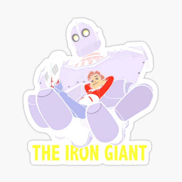 "Selonjor With Giant > trending iron giant" Sticker for Sale by Kuhap ...