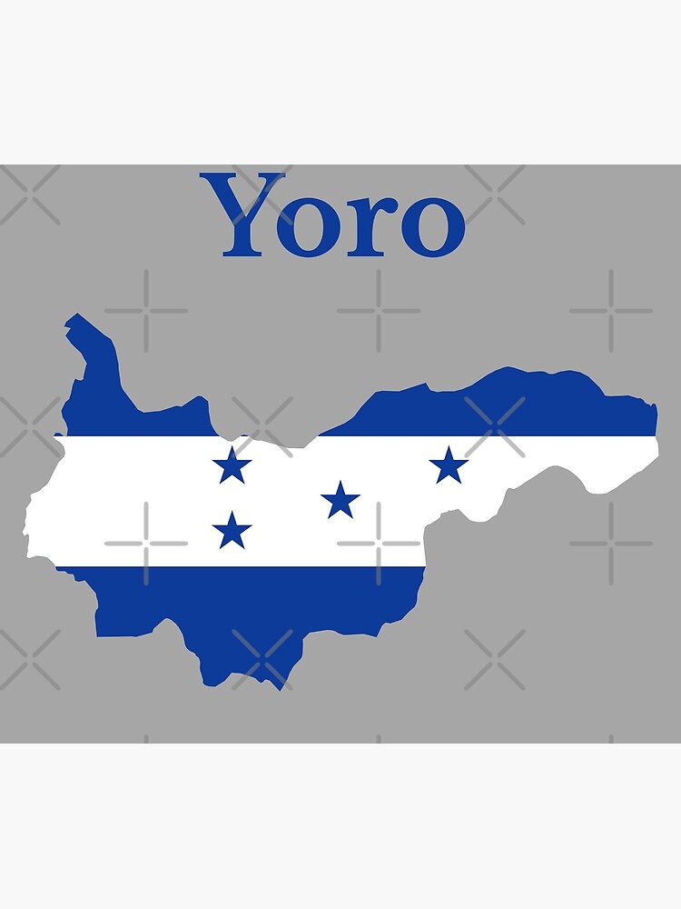 "Yoro Department Map Design, Honduras. " Poster for Sale by marosharaf ...
