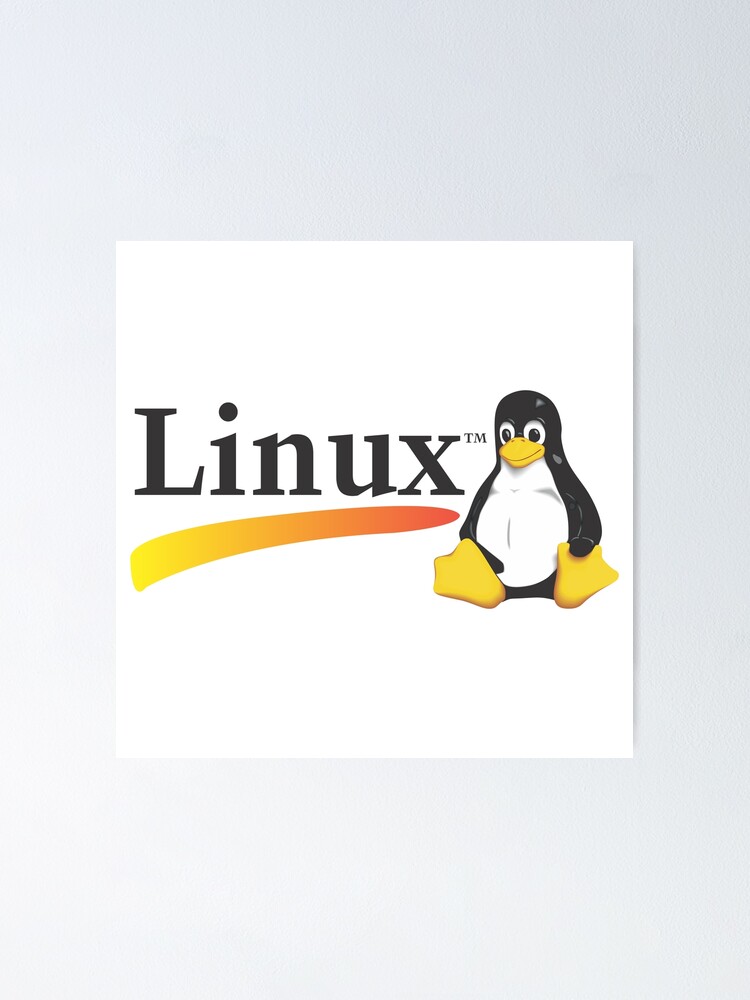 "Linux Logo" Poster for Sale by Manosikan | Redbubble