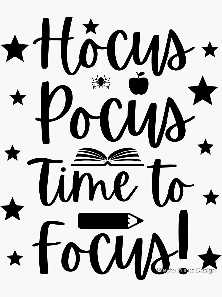 "Hocus Pocus Time To Focus | Teacher Halloween | Teaching Halloween ...