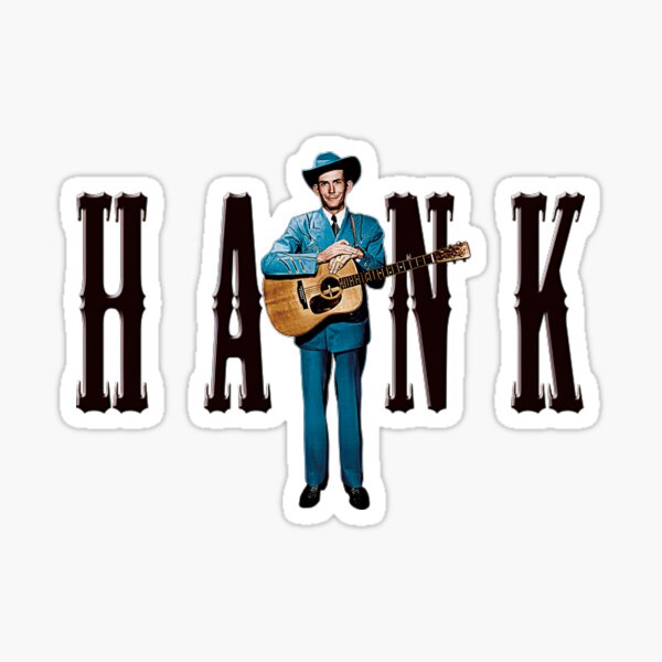 "Hank Williams" Sticker by hankwilliams56g | Redbubble