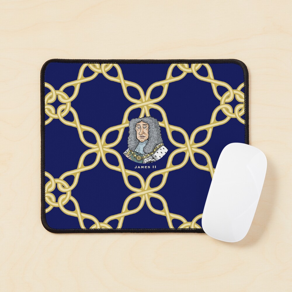 "King James II" Sticker for Sale by MacKaycartoons | Redbubble