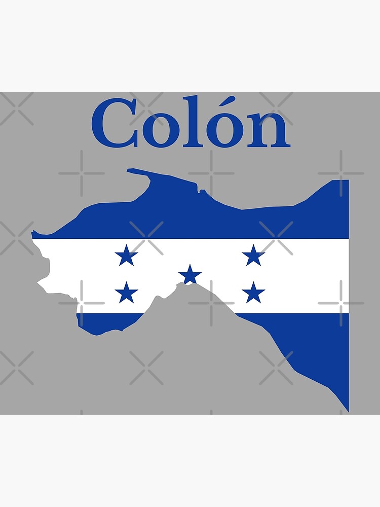Lienzo «Diseño de Mapa del Departamento de Colón, Honduras.» de ...