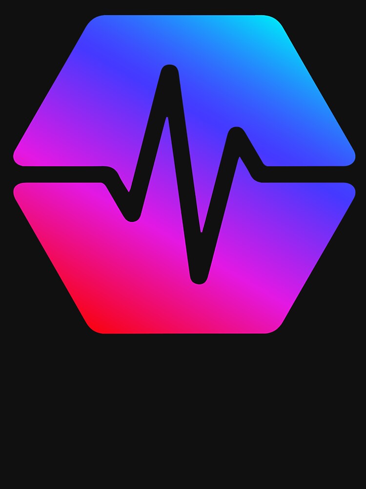 "Pulse Chain Logo On Black Version 2" T-shirt for Sale by Marshallisele ...