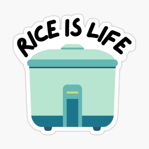 "Pastel Electric Rice Cooker Stickers" Sticker for Sale by eden0819 ...