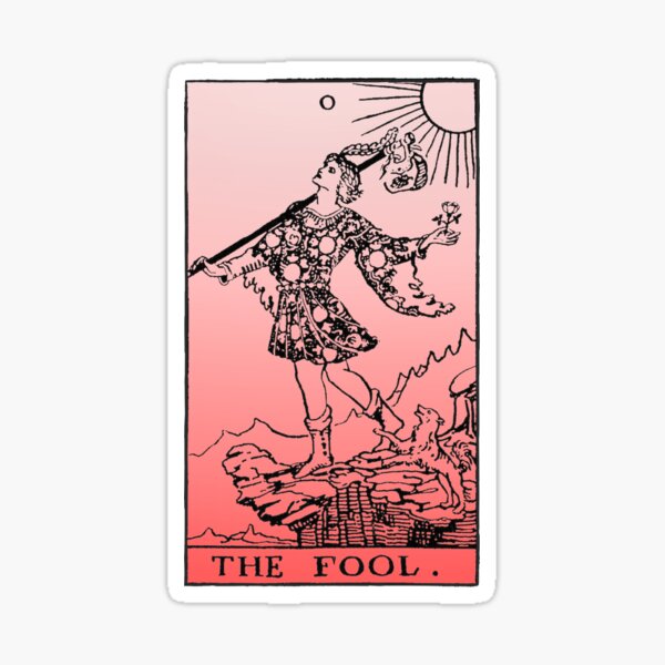 "Pastel Tarot - The Fool Tarot" Sticker for Sale by mooneko | Redbubble