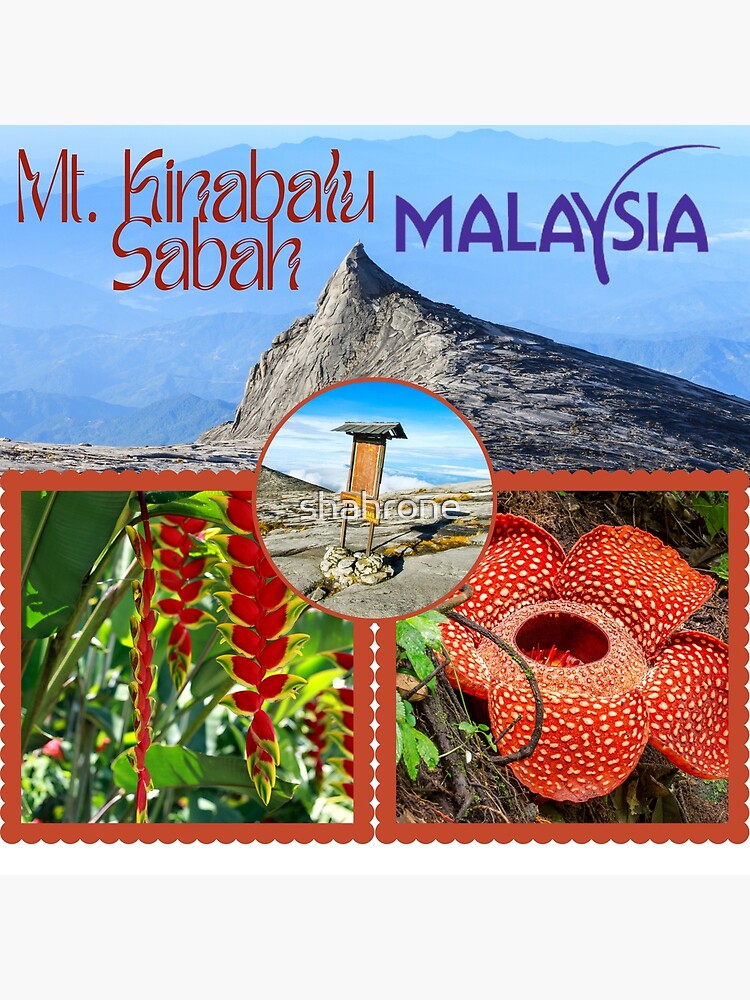 "Mt Kinabalu Sabah Malaysia" Poster by shahrone | Redbubble
