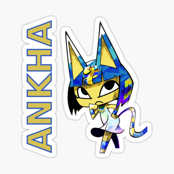 "ankha" Sticker for Sale by KatrinBrinkmann | Redbubble