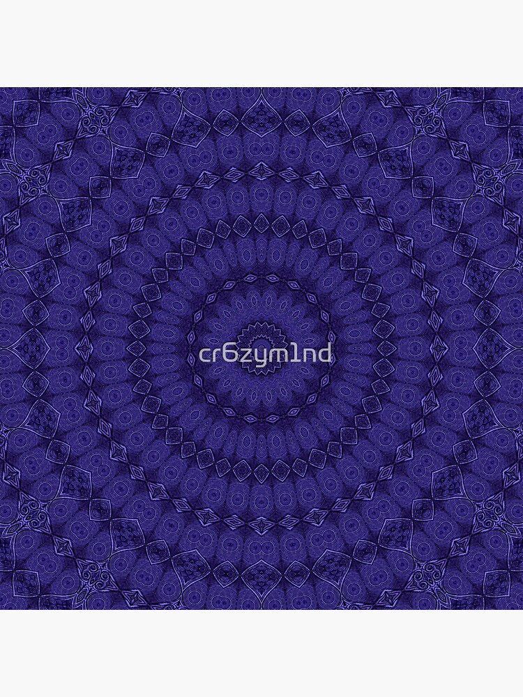 "Violet Mandala of Reflection and Temperance." Poster for Sale by ...