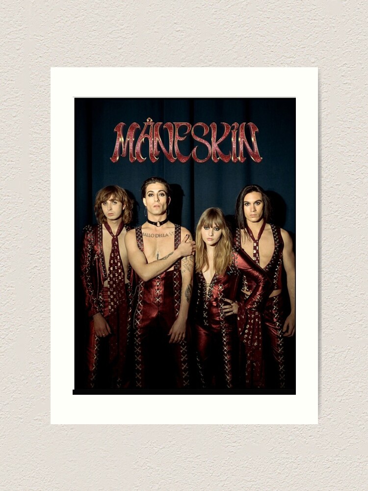 "Maneskin rock band Maneskin Poster" Art Print by KatrinBrinkmann ...