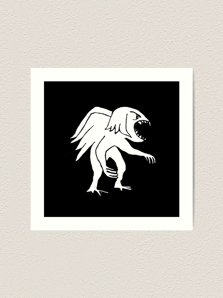 "Evil Bird Drawing" Art Print by DFLCreative | Redbubble