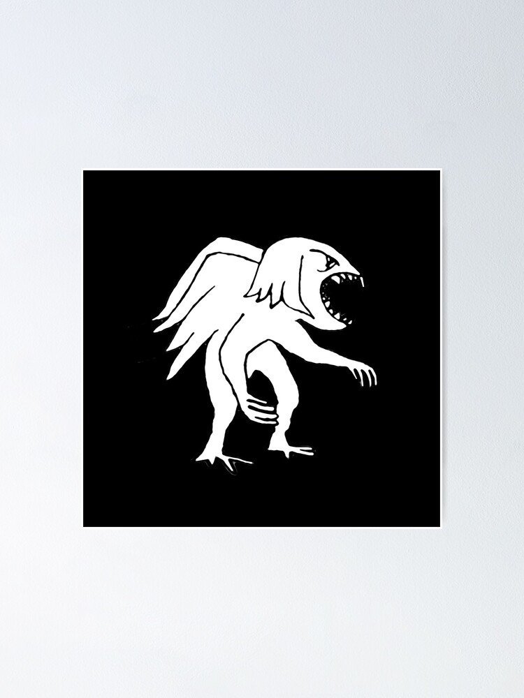 "Evil Bird Drawing" Poster for Sale by DFLCreative | Redbubble