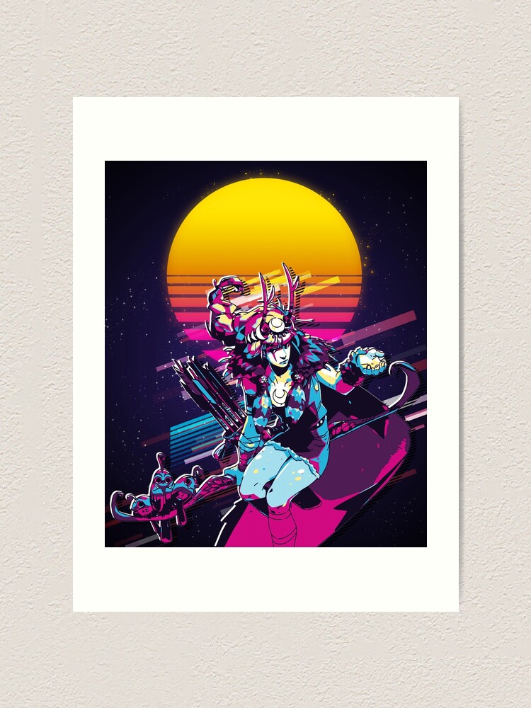 "Artemis - Hades (80s Retro)" Art Print for Sale by MnA-Designs | Redbubble