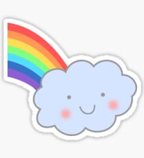 Rainbow Cloud Stickers | Redbubble