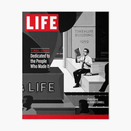 "Life Magazine Last Cover" Art Board Print for Sale by Tophsell | Redbubble