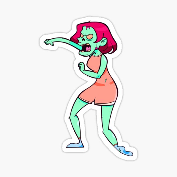 "She is a Real Zombie, Zombiecleo " Sticker for Sale by BarPu | Redbubble