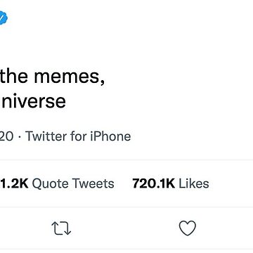 "Elon Musk Tweet - Who Controls Memes, Controls the Universe" Sticker ...